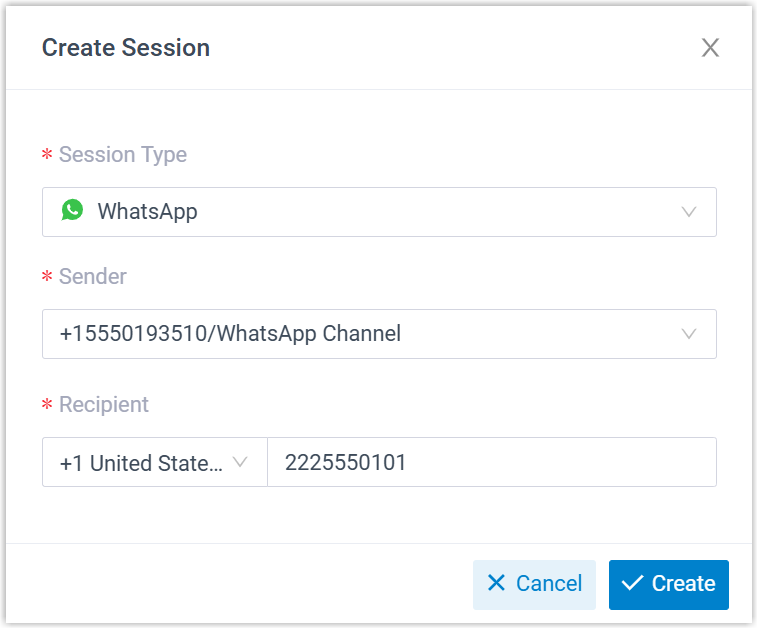 Start a Messaging Session with a Customer on Web Client / Desktop Client