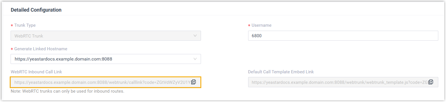 Set up WebRTC Click-to-Call