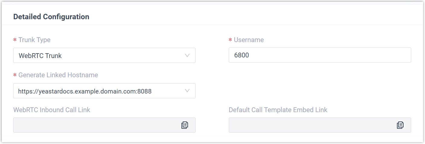 Set up WebRTC Click-to-Call