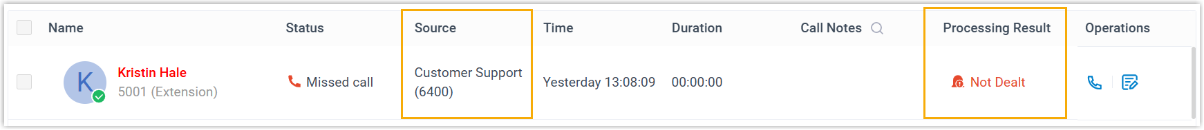 Manage Queue Call Logs
